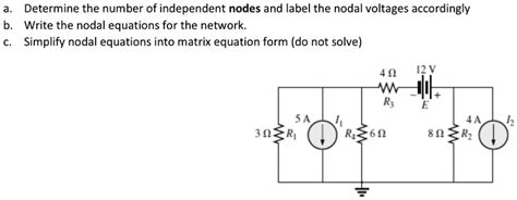 Solved A Determine The Number Of Independent Nodes And Label The