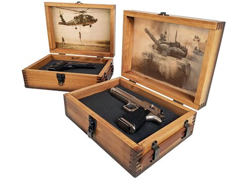 Custom Pistol Display Case Desktop Handgun Box 59 Off