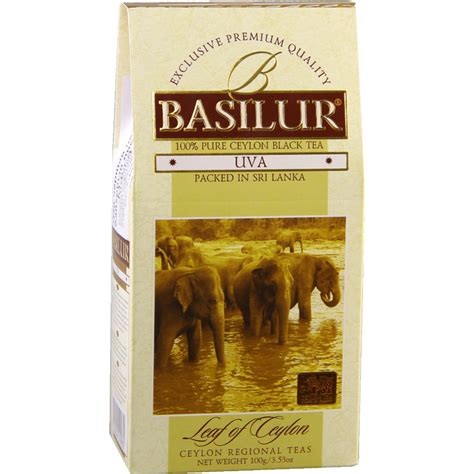 Чай черный «Basilur» Leaf of Ceylon Uva, 100 г купить в Минске ...