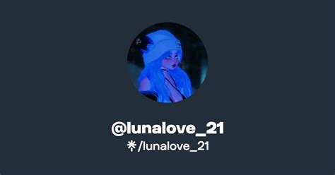 Lunalove 21 Instagram Tiktok Linktree