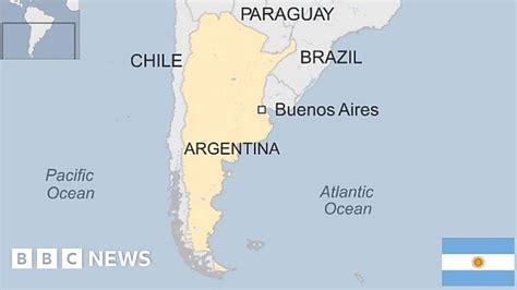 Argentina Capital City Map