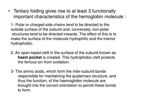 PPT Hemoglobin Synthesis Structure Function PowerPoint Presentation ID