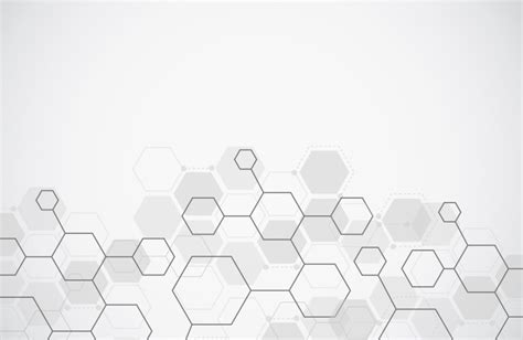 Molecule Structure Abstract Tech Background Vector Image