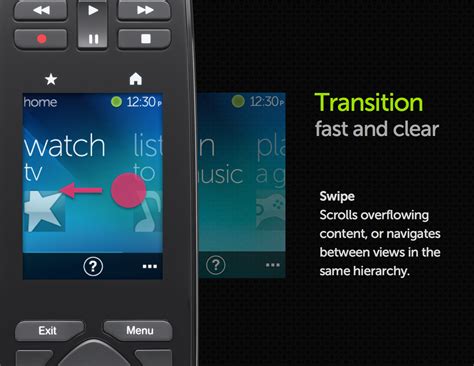 Logitech Harmony Touch On Behance
