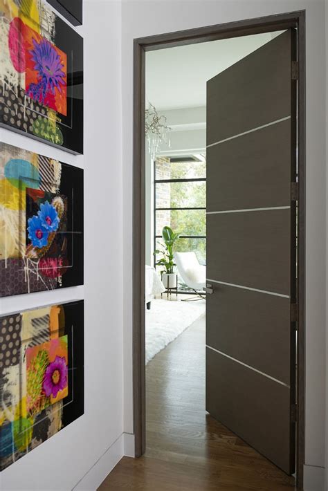 Explore New Modern Metal Inlay Finishes From Trustile Modern Door