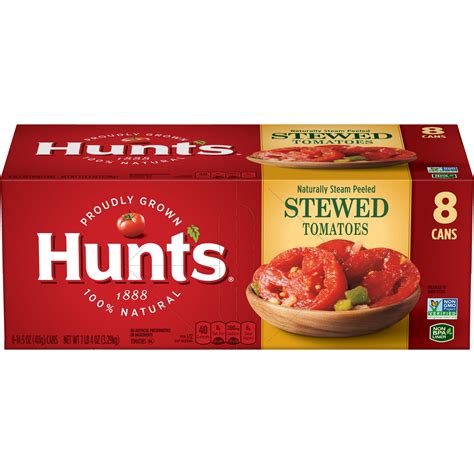 Hunts Stewed Tomatoes 8 Pack 145 Oz