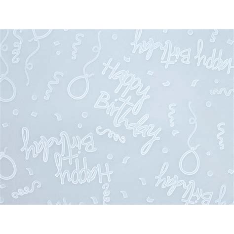 Силиконов шаблон за декорация на торти Честит рожден ден Wilton