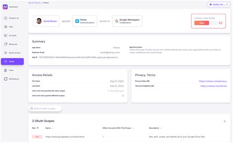 Product Update Manage Saas To Saas Risk With Oauth Risk Scores