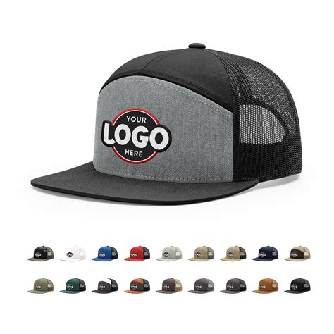 Richardson 168 7 Panel Trucker Hat Custom Logo Or Blank Star Hats