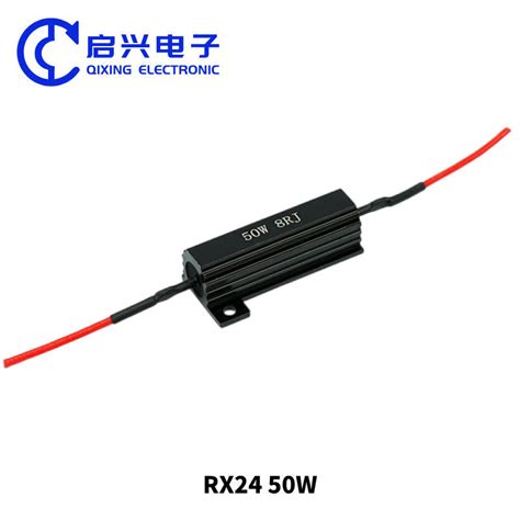 Rxg24 Black Aluminum Shell 50w Wire Wound Braking Resistor