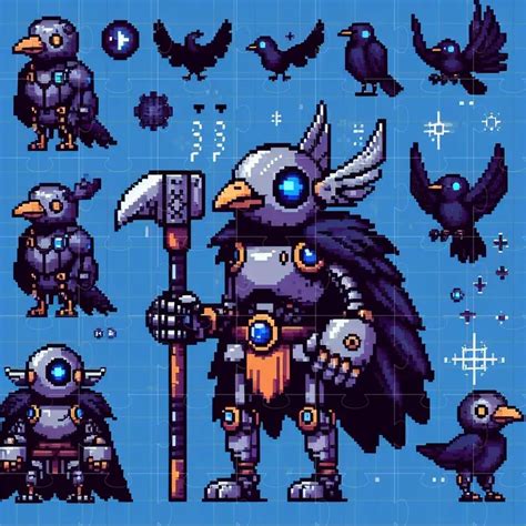 Cute Sprites For Game Design Dall·e Prompt Promptbase