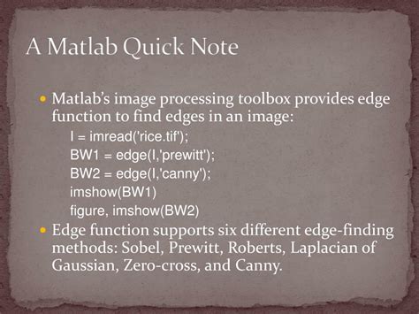 PPT Digital Image Processing Edge Detection PowerPoint Presentation ID