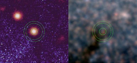 False Colour Map Left And Rgb Colour Map Right Of The Region