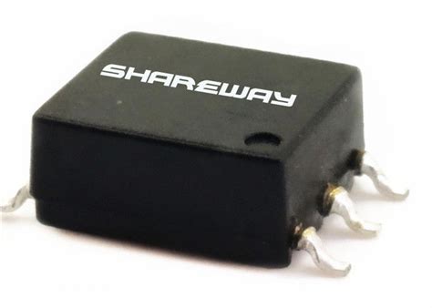 1kVrms Isolation Low Profile Transformer 78613 4C 6 Pin DIL Package Style