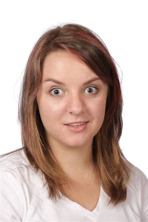 Big Eyes Stock Image Image Of Funny Straight Portrait 3790695