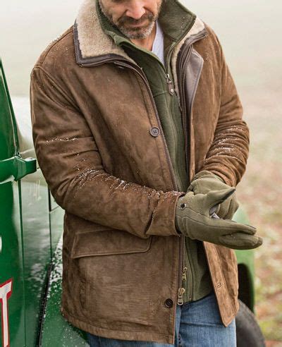 This Is Remington Country Fall Leather Hunting Outerwear Mens