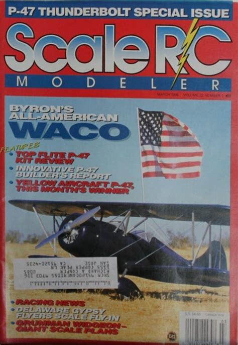 Scale R C Modeler March Byron S All American WACO Magazin