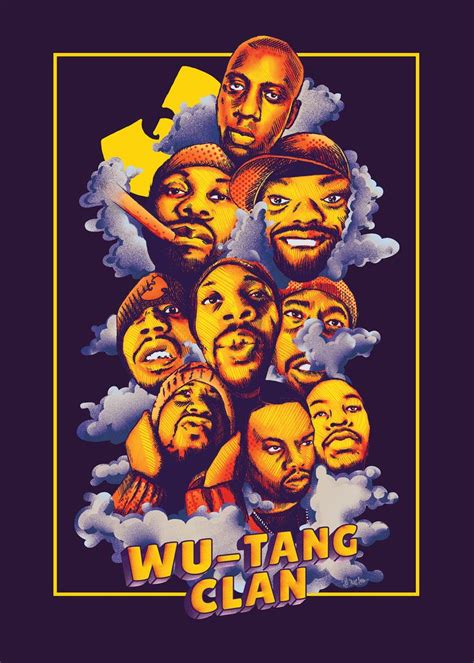 Wu Tang Clan By Aleks Skrok 2018 More Here Https Behance Net Gallery 70107993 Wu Tang