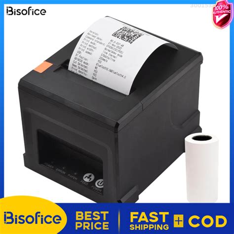 bisofice 80mm usb lan receipt printer pos printer with auto cu tter