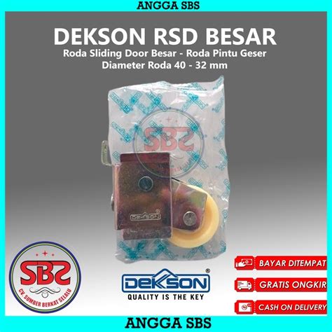Jual Dekson Roda Sliding Door Dekson Dekkson Rsd Besar Pintu Alumunium Shopee Indonesia