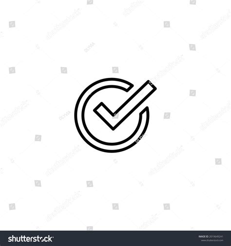 Checkmark Icon Check Mark Sign Vector Stock Vector Royalty Free 2019649241 Shutterstock