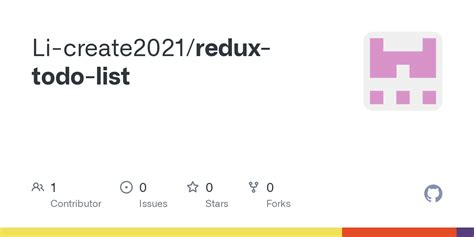 Github Li Create2021redux Todo List
