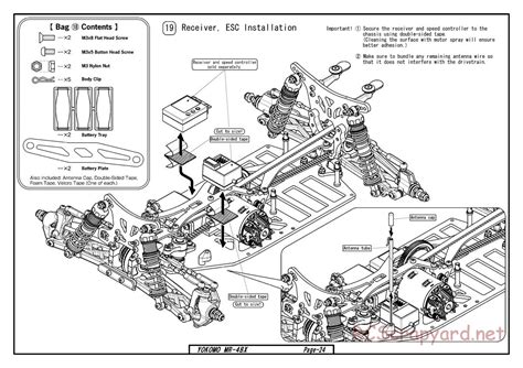 Yokomo MR 4BX Instruction Manual MR4BX RCScrapyard Radio Controlled Model Archive