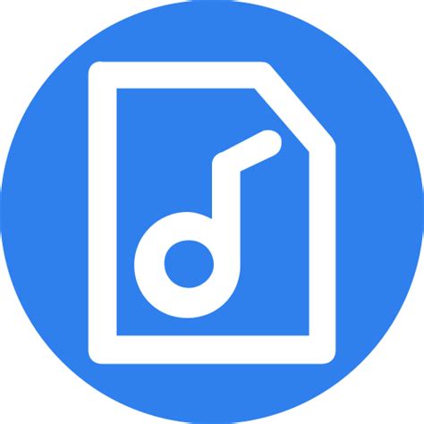 Audio File Generic Flat Icon