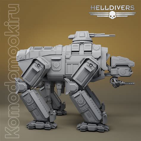 🧑‍🏭 Automaton Factory Strider Helldiver 2 3d Printable Figurine・ 3d