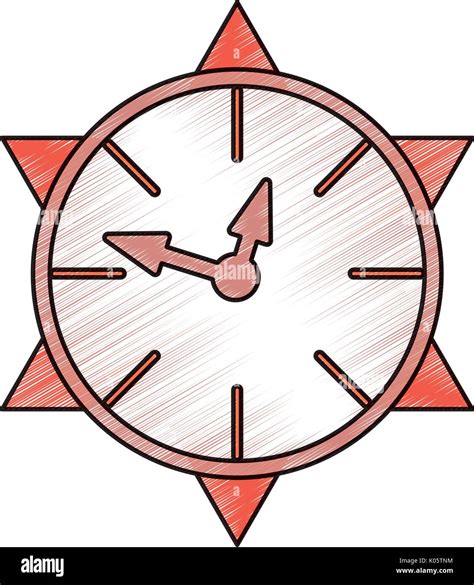 Clock Time Isolated Stock Vector Image Art Alamy