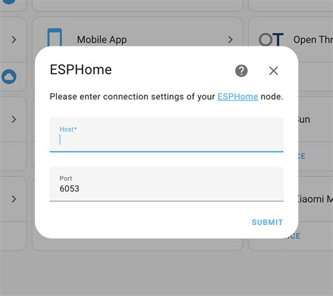 host name for the esphome addon configuration home assistant community