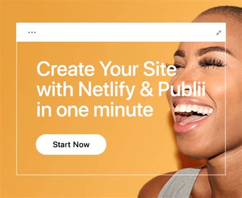 How to build a static website with Netlify - Publii