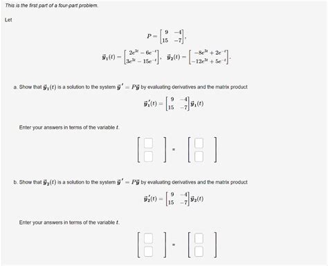 solved this is the first part of a four part problem let p