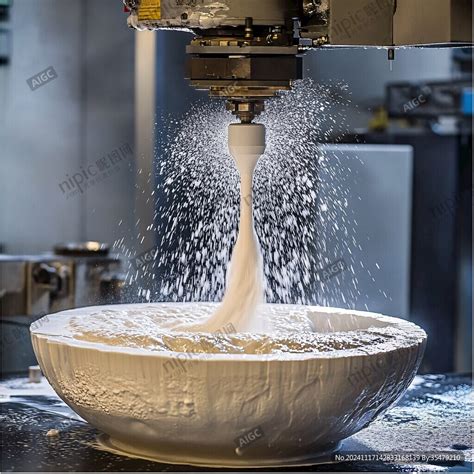 Ai创作图碗拉胚 3d打印在制造业 陶瓷生产过程 乳胶产品生产 打奶泡制作 陶瓷3d打印 乳胶生产 陶瓷修胚 集中榨乳 艺术盆生产工艺 白胚