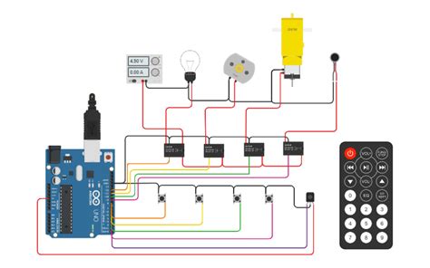 Circuit Design Home Automation With Ir Tinkercad