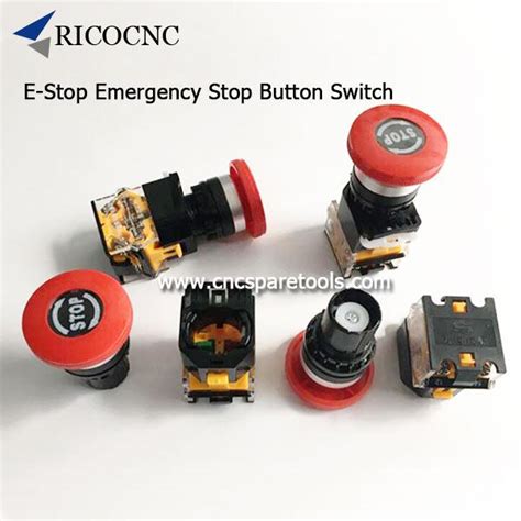 E Stop Emergency Stop Button Switch For CNC Router Lathe Machines