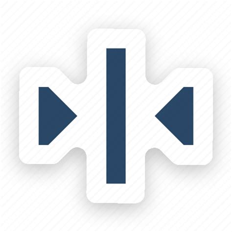 Triangles Border Vertical Collapse Inner Icon Download On Iconfinder