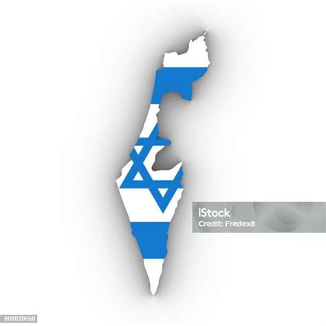 그림자 3d 일러스트 화이트에 이스라엘 국기와 이스라엘 지도 개요 3차원 형태에 대한 스톡 사진 및 기타 이미지 3차원 형태 국가 지리적 지역 국경 Istock