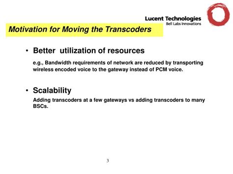Ppt Transcoder Placement In All Ip Network Powerpoint Presentation