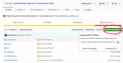 GitHub Ecoblockchain Presidential Harvest Nomination Tool Preserve Government Data Before