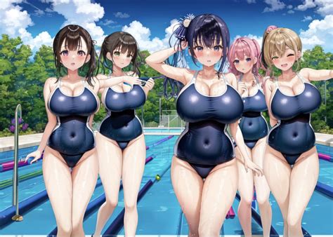 Rule 34 5girls Ai Generated Curvaceous Curvy Figure Female Female