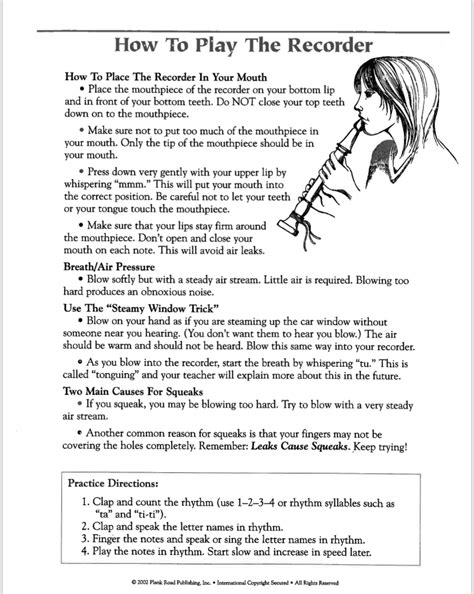 RECORDER INFORMATION