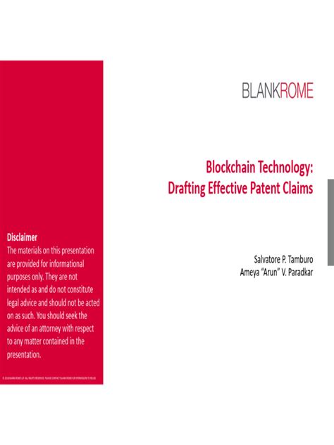 blockchain technology and patents presentation pdf computing