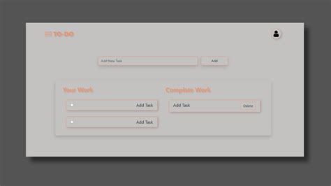 To Do List App With HTML CSS And JavaScript Behance