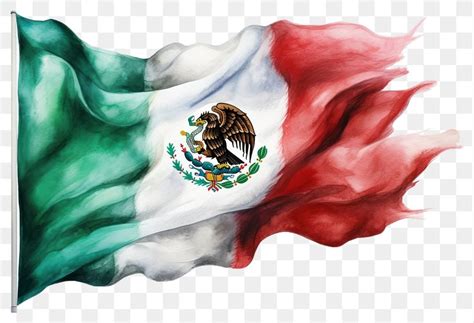 Mexican Flag Waving Drawing