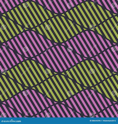 Seamless Vector Abstract Pattern Symmetrical Geometric Repeating Background With Decorative