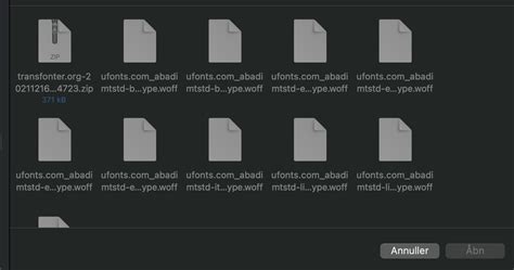Can T Import Web Fonts Files Are Not Selectable In File Window