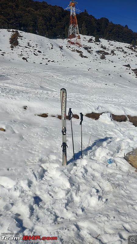 Skiing In Auli Team Bhp