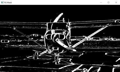 Python Segment Black And Moving Pixels Stack Overflow